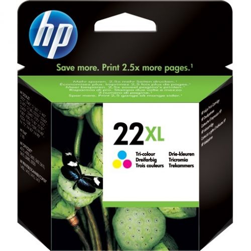 Genuine HP 22XL Tri-colour Inkjet Print Cartridge C9352CE for 3900 (415 ...